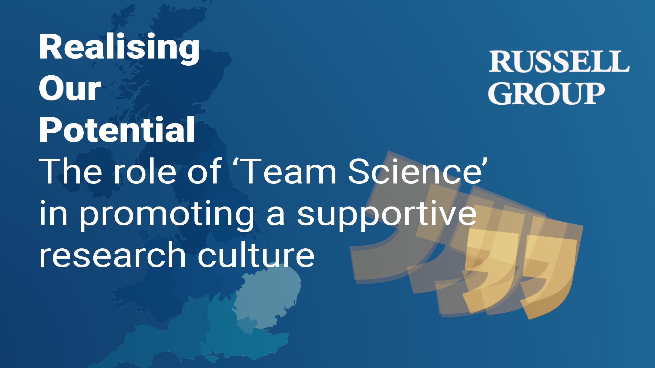 The role of ‘Team Science’ in promoting a supportive research culture